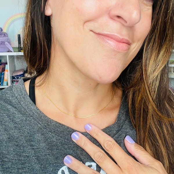 Delicate Chain, Layering Necklace, Simple Chain Necklace, Choker ...