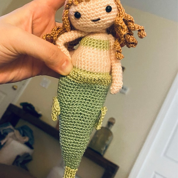Water Sprite - Critter Stitch Crochet Pattern / Amigurumi Mermaid PDF ...