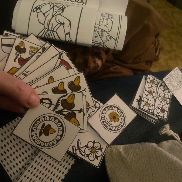 Colour in Medieval Cards (colour, Cut and Play) - Etsy
