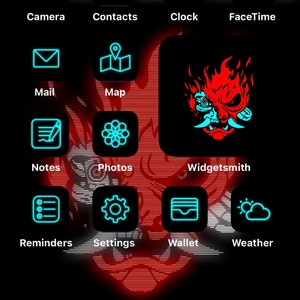Cyberpunk 2077 Theme, Ios 14 Icons, iPhone and iPad Ios Icon ...