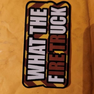 Jobtown firefighter Sticker - Etsy