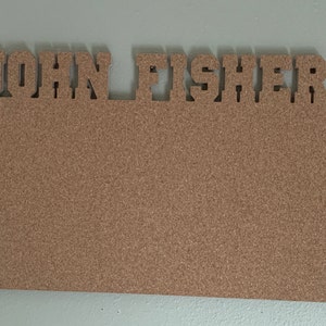 Personalized Cork Board With Name Cork Board Letters - Etsy
