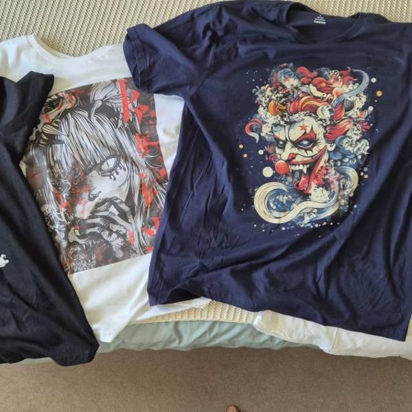 Angel Wings Core T-shirt - Weirdcore Gothic Clothes, Dark Fantasy ...