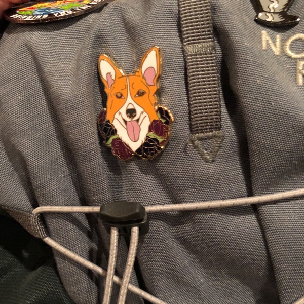 Corgi Enamel Pin, Dog Enamel Pins, Corgi Lover Gift, Welsh Corgi, Dog ...