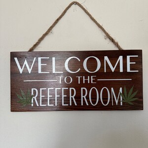 Welcome to Our Joint, Marijuana Wood Sign, Cannabis Decor, Weed Signs ...
