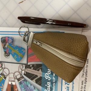 Key Fob Coin Pouch Pattern - Etsy