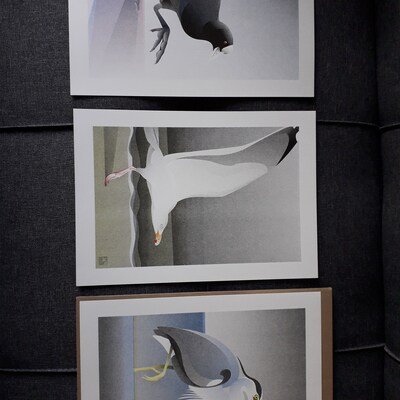 Basic in Red Yellow and Blue. Lino Print of Abstract Design - Etsy