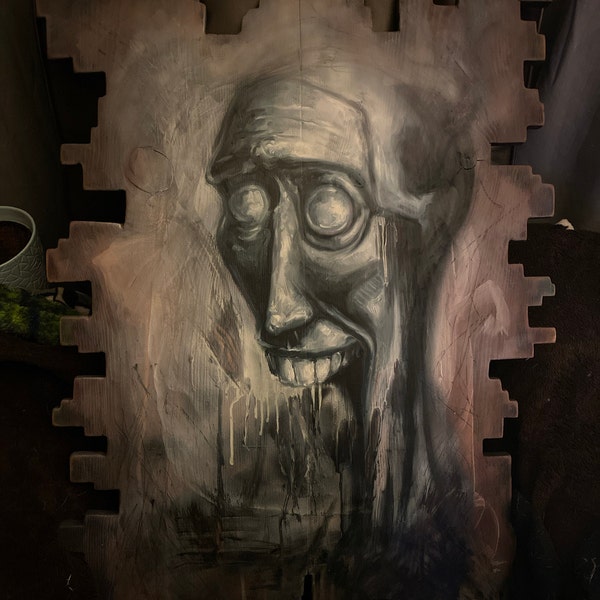 Painting "scar", Oil Painting on Canvas, Surreal Painting, Surreal Art ...