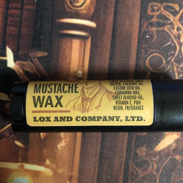 Organic Mustache Wax, Strong Stache Wax for Men, Strong Hold Mustache ...