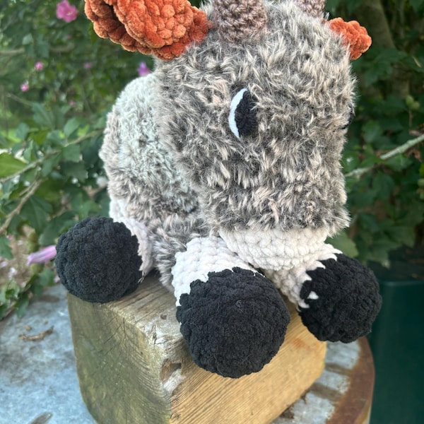 Buffalo Crochet Pattern Bison Pattern Low Sew Buffalo Bull Crochet ...