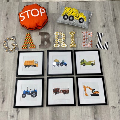 Construction Digital Paper, Construction Paper, Truck Scrapbook Paper ...