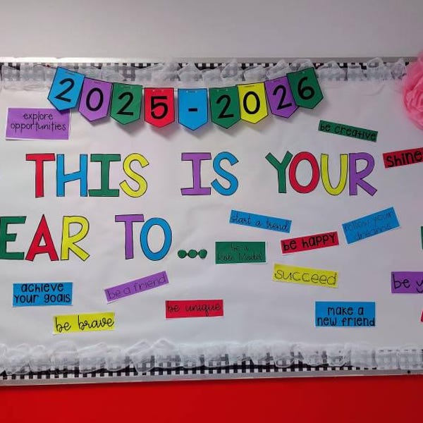 Classroom Clock Labels in Rainbow Colors for Middle or High School Math ...