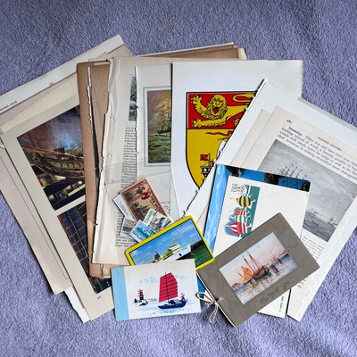 Vintage MAPS Paper Pack 10 Sheets a Mixture of Size and - Etsy
