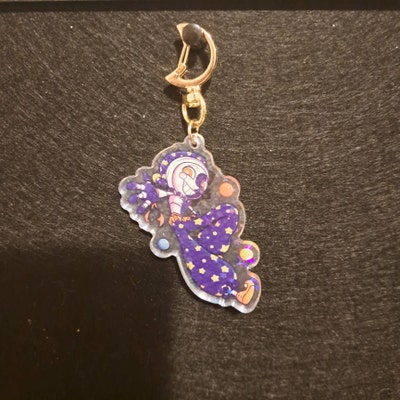FNAF Daycare Attendant Keychain Sun Moon Candy Bag Charm Sundrop ...