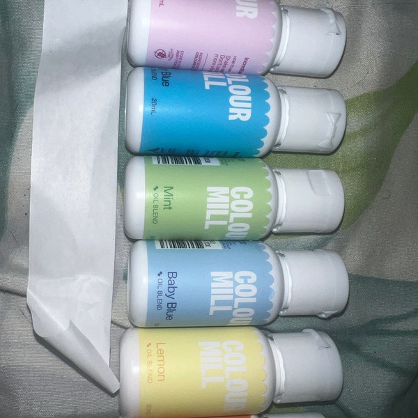 Colour Mill - Oil Based Coloring - PASTEL COMBO PACK - 20ml - 6 Colors ...