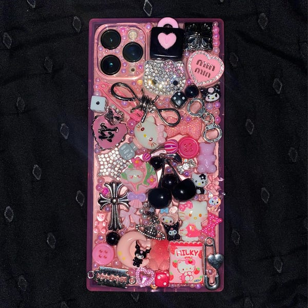 Junk Cases | Charm Phone Cases | Sanrio Phone Case - Etsy