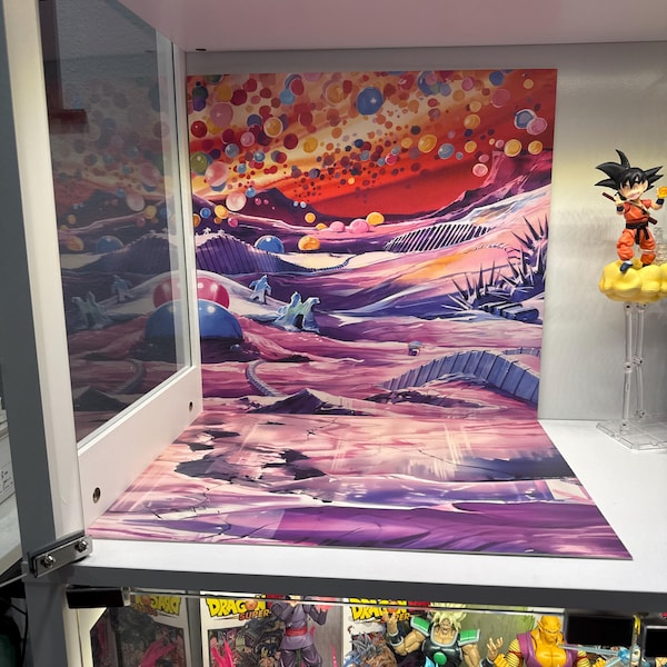 One Piece: Onigashima Diorama Backdrop for IKEA Detolf / Blaliden ...