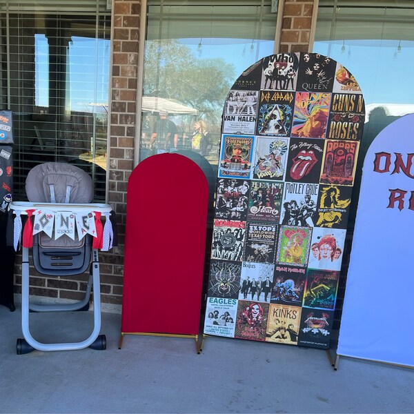 One Rocks High Chair Banner One Rocks Highchair Banner First Birthday ...