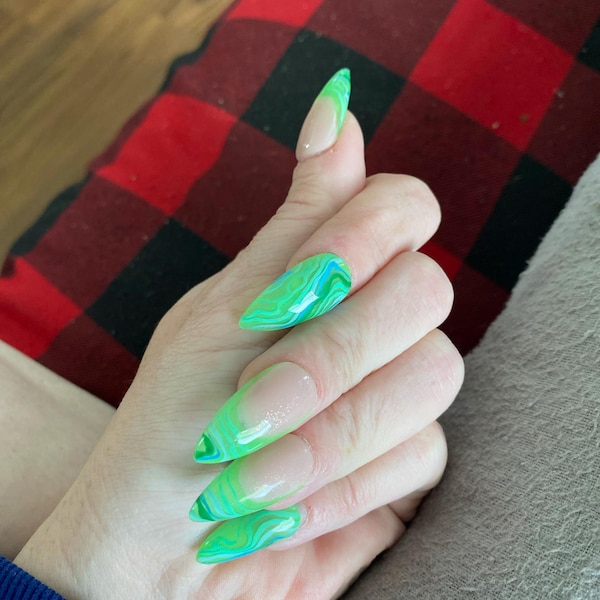 1776 Press on Nails | 4th of July Nails | USA Flag Independence Day ...