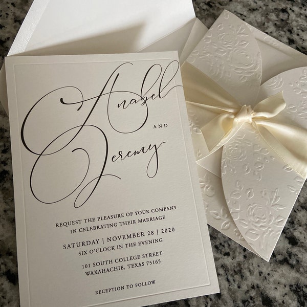 Printable Wedding Invitation Template, Printable Editable Wedding ...