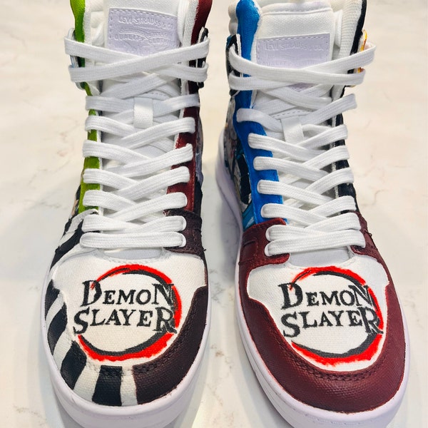 Custom Hand Painted Sneakers. Canvas or Leather. Send Us Your Shoes and ...