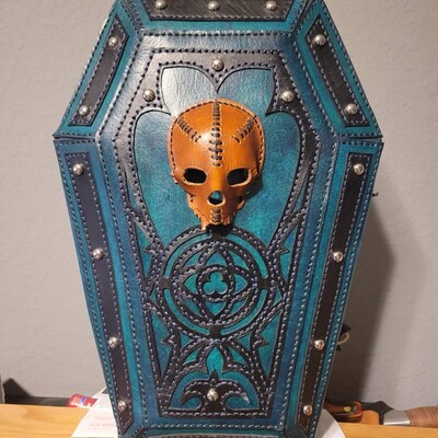 Coffin Backpack Leather Pattern PDF by Leatherhubpatterns - Etsy