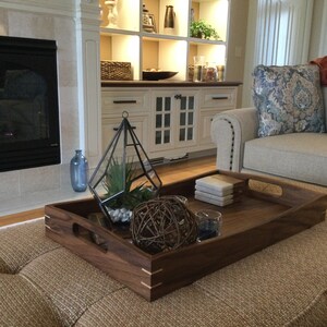 Extra Large 24 Inch Square Serving Tray Ottoman Tray - Etsy