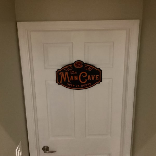Chicago Bears Man Cave Sign - Etsy