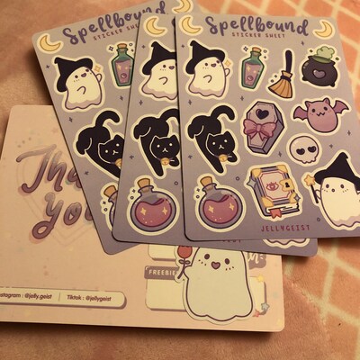 Spellbound Sticker Sheet Cute for Planners Bullet Journal Notebook or ...