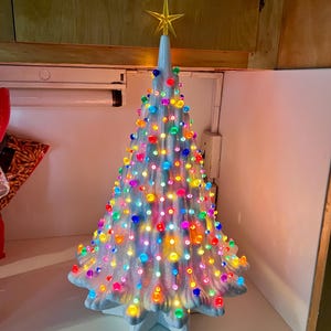 Atlantic confetti Barrel Ceramic Tree - Etsy