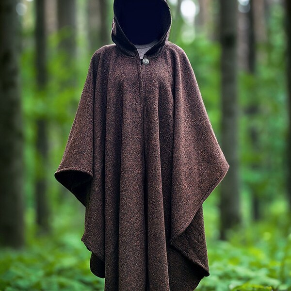Cape, Poncho, Cape, Coat, Medieval Cloak, Cape, Middle Ages, Bordeaux ...