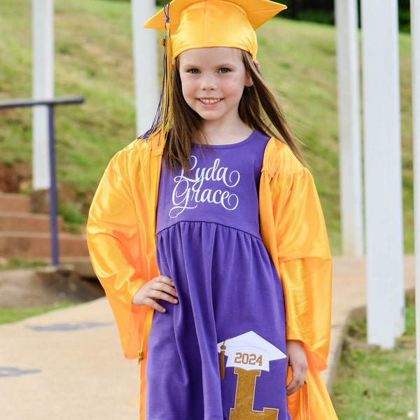 Kindergarten Graduation Dress, Girls Graduation Dress, Toddler Girls ...