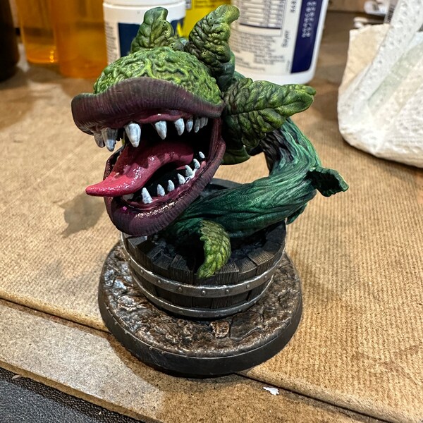 Carnivorous Plant Dragon Trappers Lodge Monster One Page Rules 32mm ...