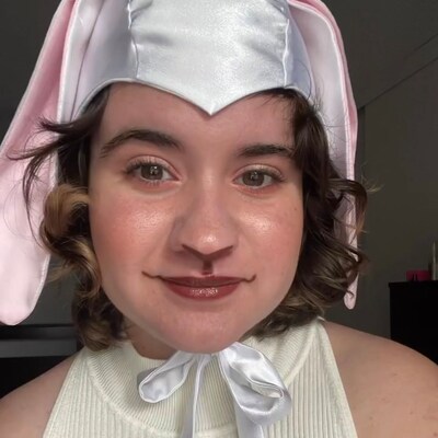 Black Latex Hat Vintage Bonnet Devil Hood Latex Hood - Etsy