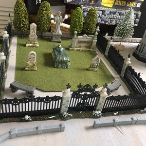 Set of 3 Distressed Miniature Tombstones , Cemetary - Etsy