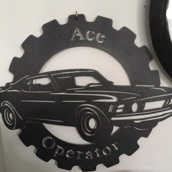 Mustang Classic Car Collection Metal Sign - Etsy