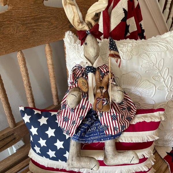 Fabric St Nicholas - Farmhouse, Country, Rustic, Primitive, Christmas ...