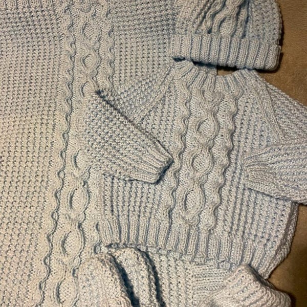 Men's Easy Crocheted Sweater Round Neck Size 28" -54" ~ CROCHET PATTERN ...