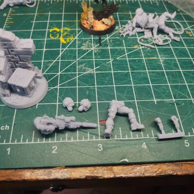 Stationforge Miniatures/scavenger Droidex/killteam/big Robot - Etsy