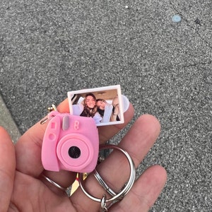 Mini Camera Keychain and Your Own Personalized Photo. Camera - Etsy