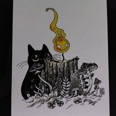 Personal Demon Art Print - Etsy