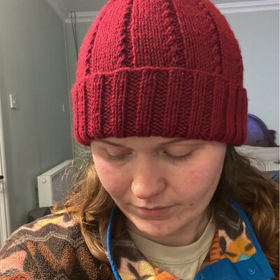 Men's Beanie Pattern Knitting Beanie Pattern Commuter Beanie How to ...