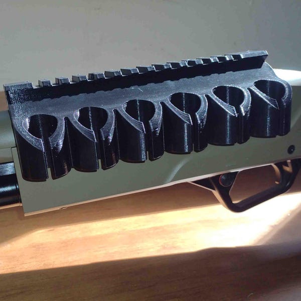 Mossberg 590 Shockwave (410 Gauge) Shell Holder With Picatinny Rail - Etsy