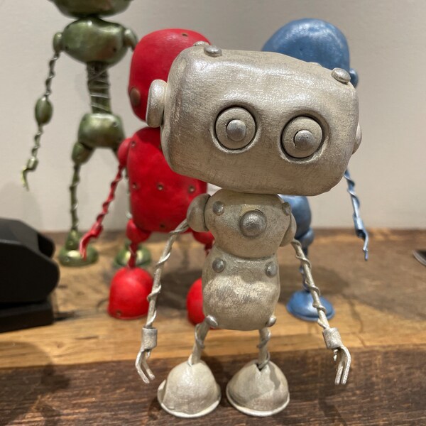 Junkbox the Robot Steampunk Robot Space Robot Rustic Robot Girl/man ...