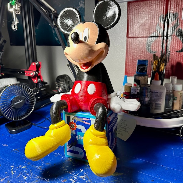 Mickey Mouse 3D STL File | FULL VERSION | * Digital Download* - Etsy