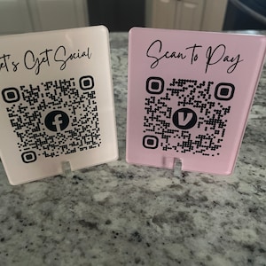 Large QR Code Sign 10x12 Inches - Etsy