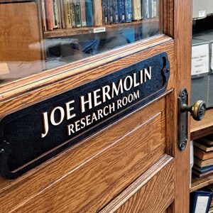 Personalised Bamboo Wood Desk Name Plate, Custom Name Plaque, Words ...