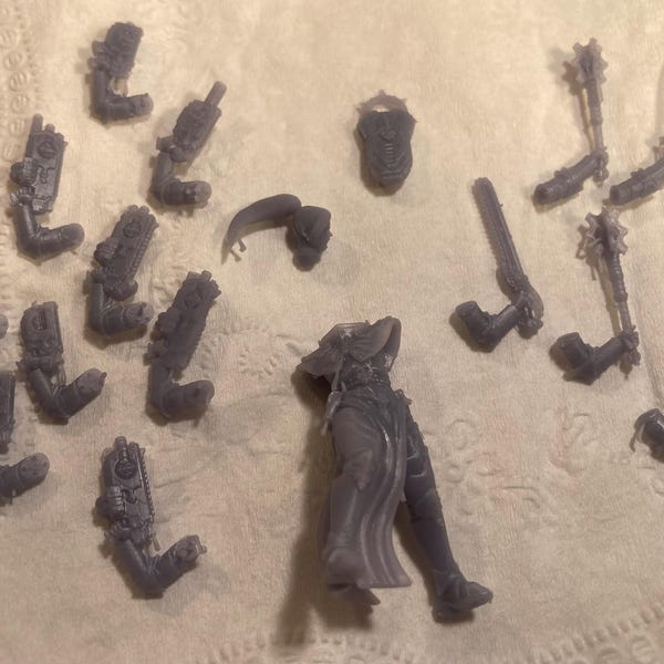 Human, Kobold, Lizardmen and Orc Skulls From Foe Figures/basing/bits ...