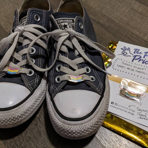 Pansexual Lace Locks — Small Subtle Gay Pride Shoelace Discreet Shoe ...