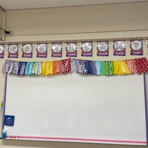 Fabric Banner Primary Colors in Polka Dots, Birthday ,photo Prop, Baby ...